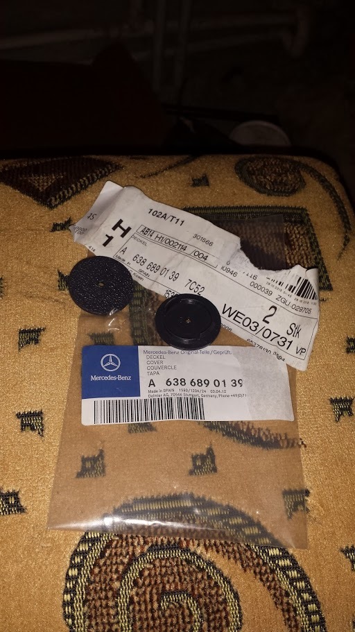 Докупил недостающие детали . — Mercedes-Benz Vito (1G), 2,3 л, 1998 ...