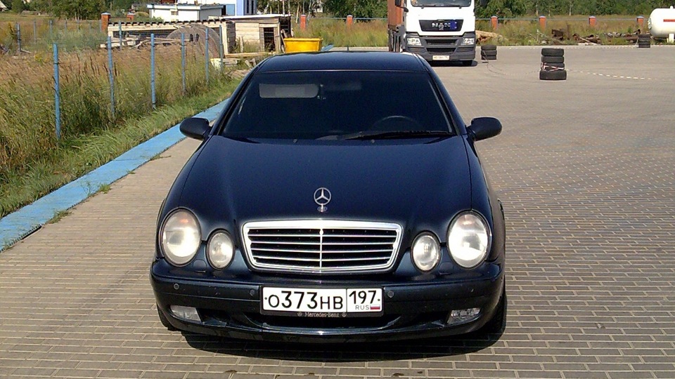 Mercedes Benz CLK 55 AMG drifting — Mercedes-Benz CLK (W208), 3,2 л ...