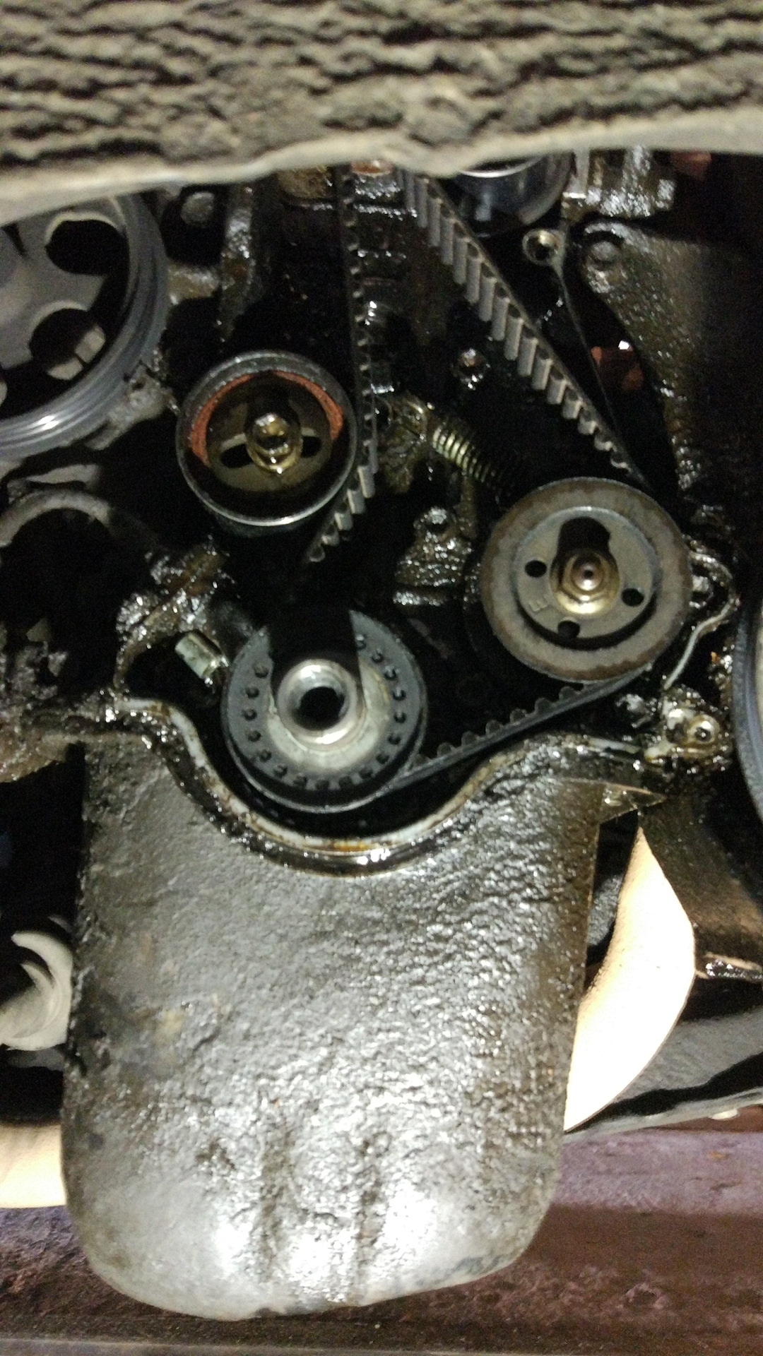 Ремни, масло, сальники, сцепа — Toyota Corolla (110), 1,3 л, 1997 года ...