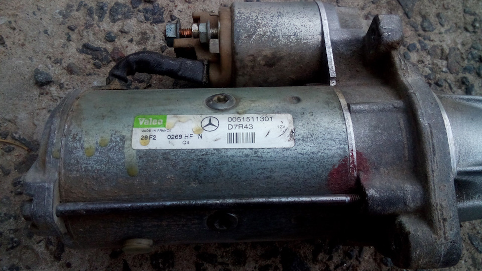 Стартер! — Mercedes-Benz Sprinter (1G), 2,7 л, 2004 года | своими ...