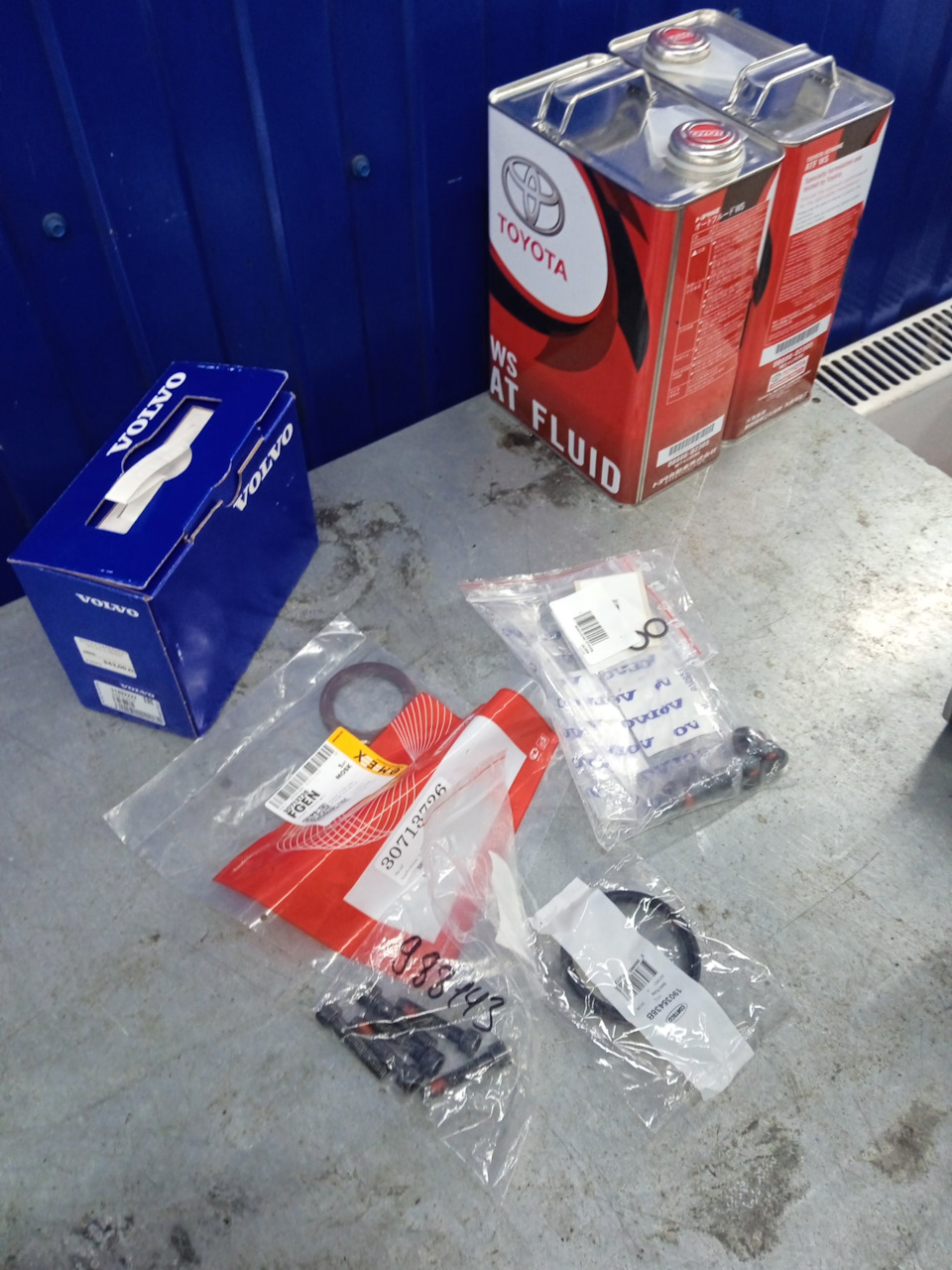 Замена тефлоновых колец в АКПП Aisin TF80-SC — Volvo XC60 (1G), 2,4 л ...