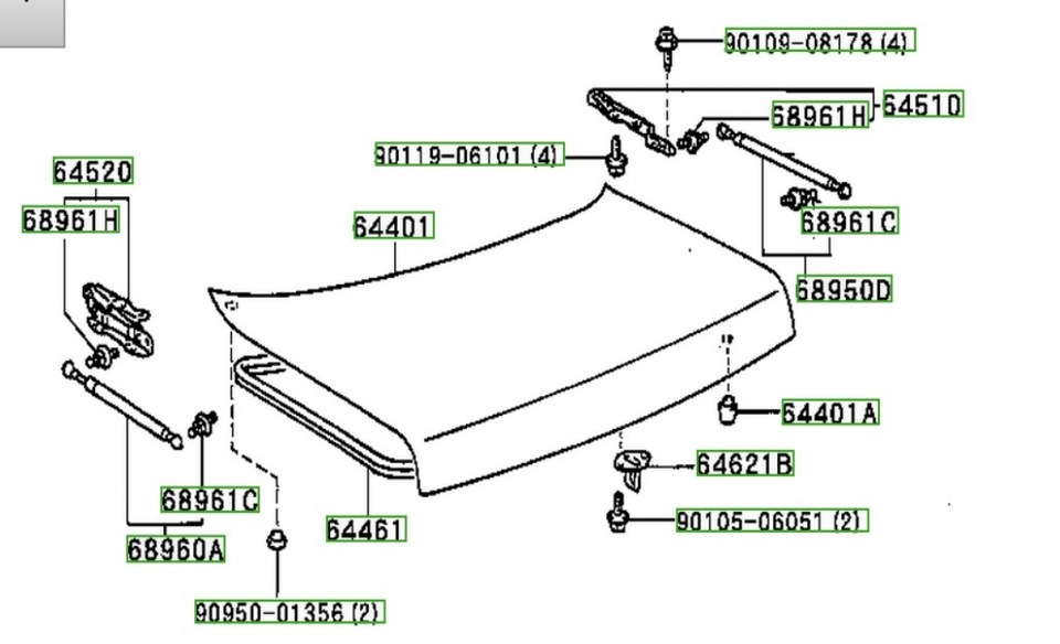 Давайте вместе разберемся! (про обшивку) — Toyota Carina ED (3G), 2 л ...