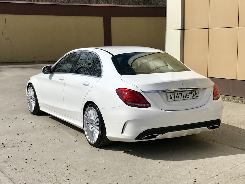 Maybach Wheels 19" на месте — Mercedes-Benz C-Class (W205), 1,6 л, 2015 ...
