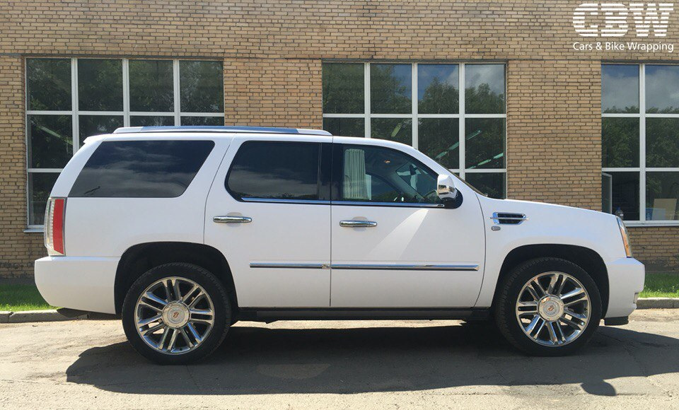 Cadillac Escalade — White Matt — CBW на DRIVE2