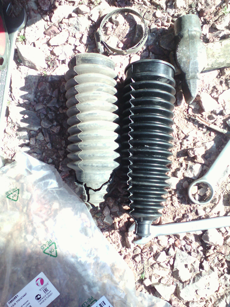 7701474447 Пыльник рул тяги (рез) RENAULT | Запчасти на DRIVE2