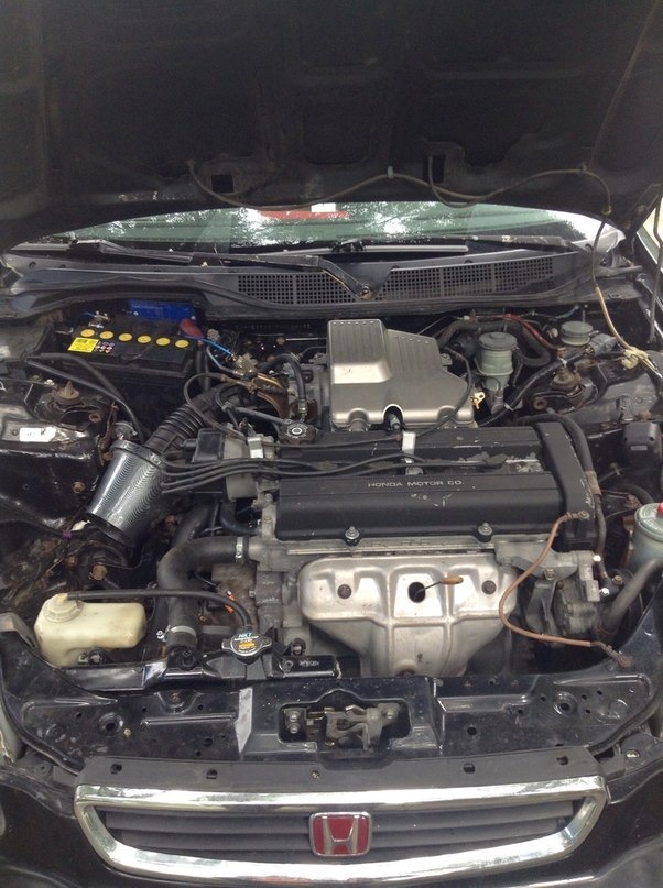 СВАП с B20B на H22A — Honda Civic Hatchback (6G), 2,2 л, 1996 года ...