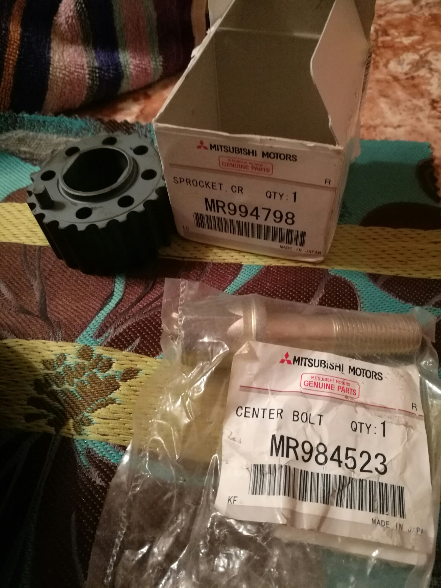 Долгожданные запчасти. — Mitsubishi Lancer IX, 1,6 л, 2005 года ...