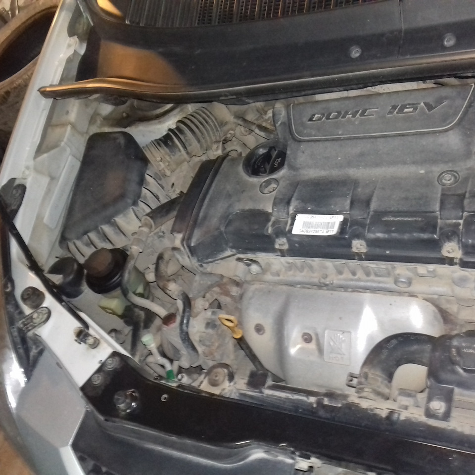 поменял жидкость ГУРа в первый раз. — Hyundai Matrix, 1,8 л, 2009 года ...
