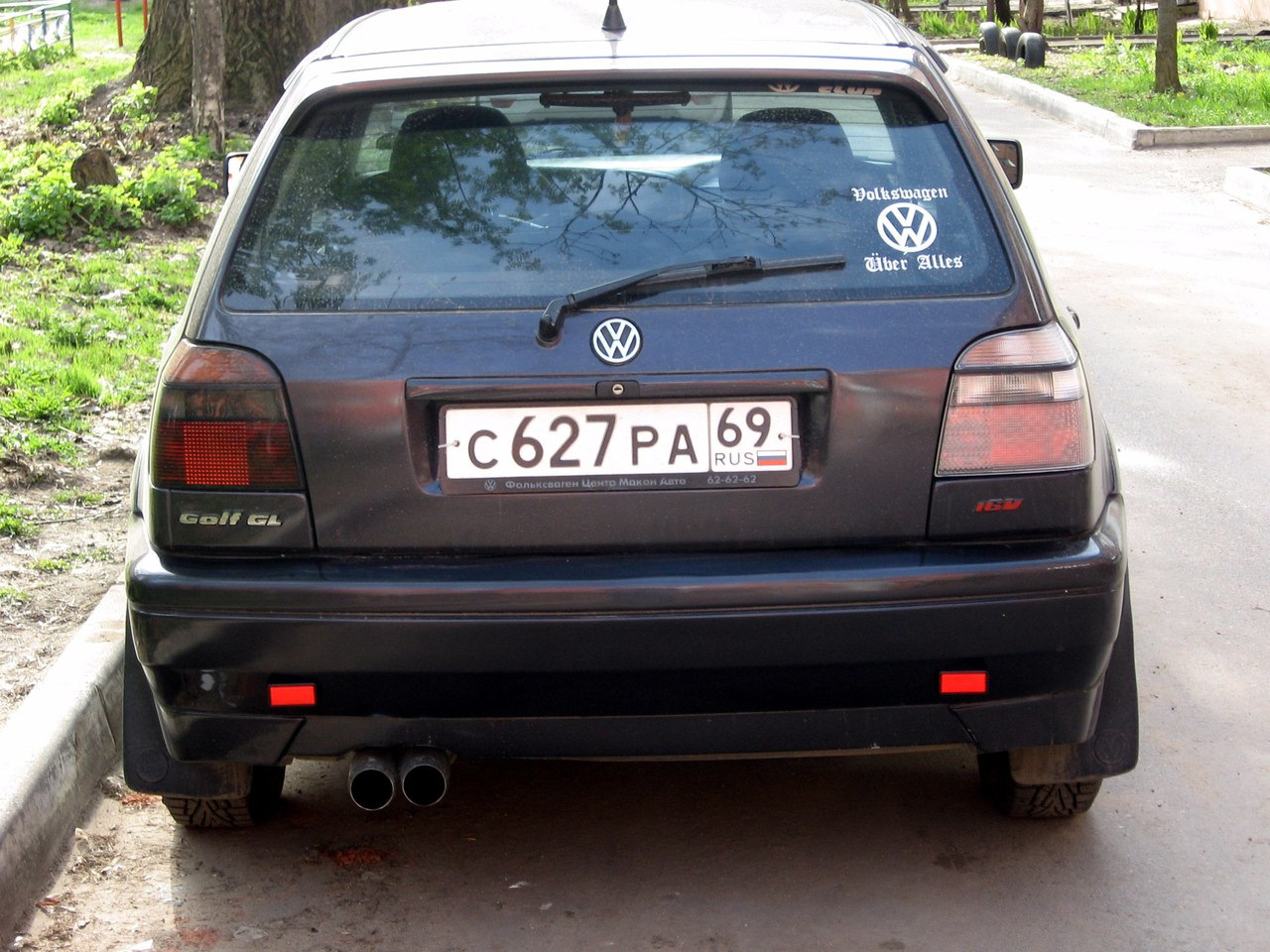 Hella Magic Colour Clear/Silver/White установка — Volkswagen Golf Mk3 ...