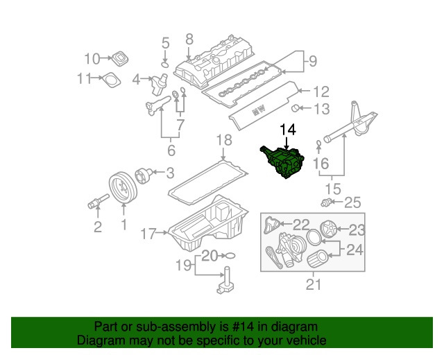 11417545939 Насос масляный BMW | Запчасти на DRIVE2