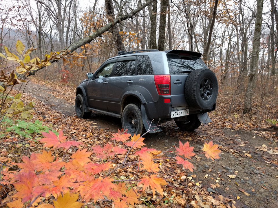 Осенний СтрашноКрасивый — Suzuki Grand Vitara (2G), 2,7 л, 2007 года | фотография | DRIVE2