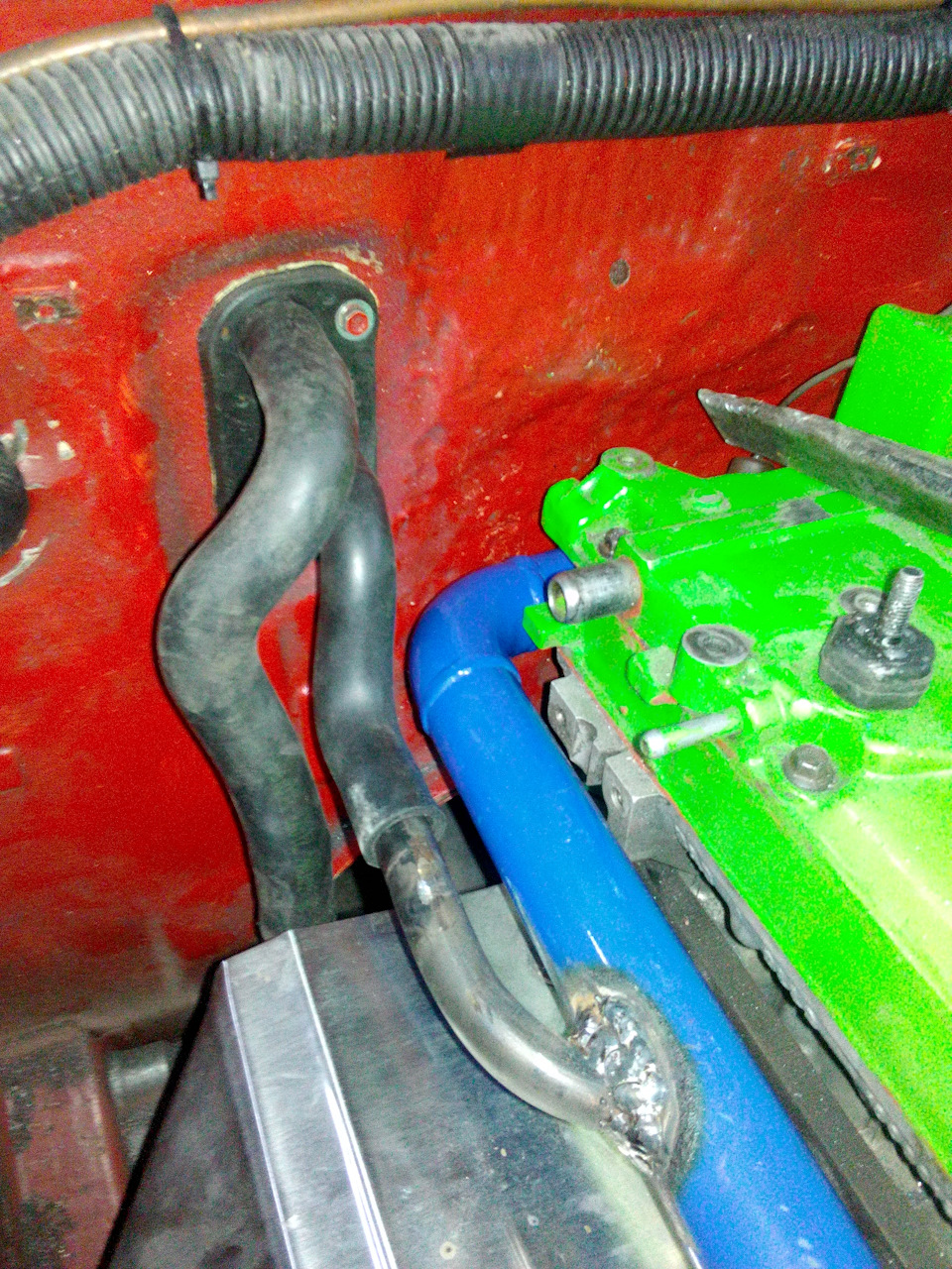 ШЕВИ НИВА РАДИАТОР в КЛАССИКе — Lada 21063, 1,3 л, 1989 года | тюнинг ...