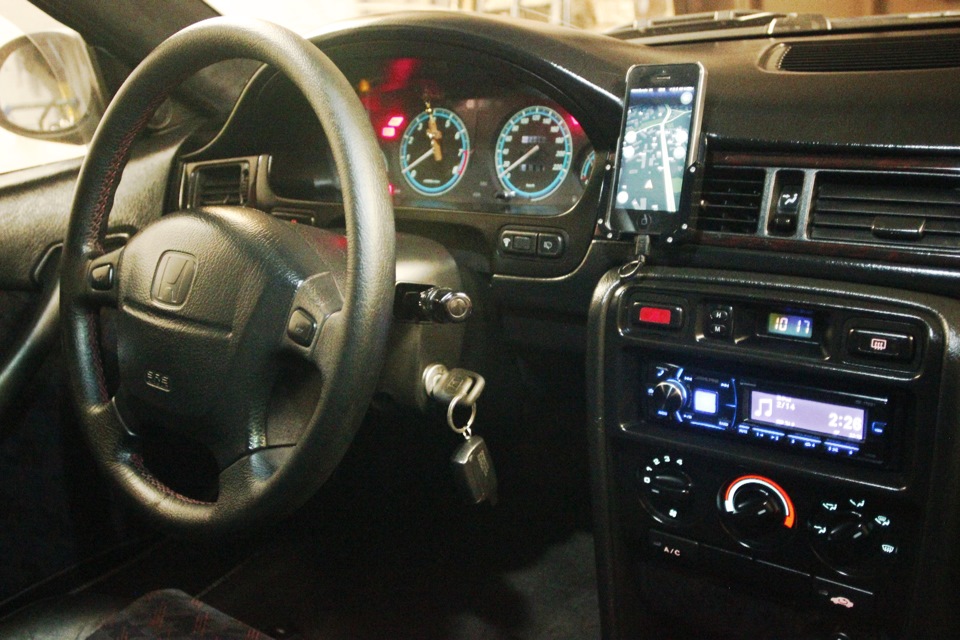 Alpine IDE-178 BT — Honda Civic Fastback (6G), 1,4 л, 1998 года ...