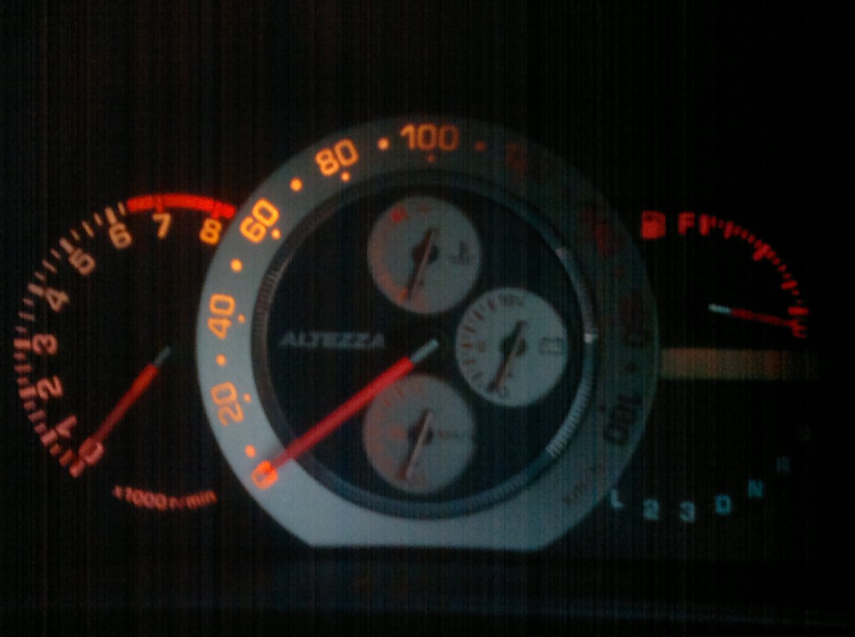 Замена ламп приборки (Да будет ц(с)вет!=) — Toyota Altezza, 2 л, 2001 ...