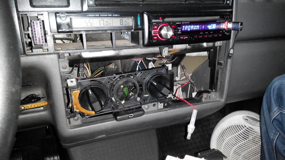 Подсветка печки. — Volkswagen Transporter T4, 2,5 л, 1999 года | своими ...