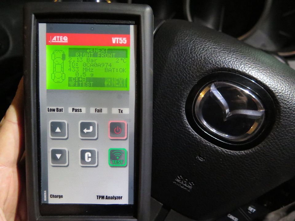 Взял профприбор ATEQ VT55 поиграться с TPMS) — DRIVE2