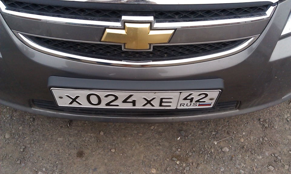 Подиум номерного знака — Chevrolet Epica, 2 л, 2008 года | стайлинг ...
