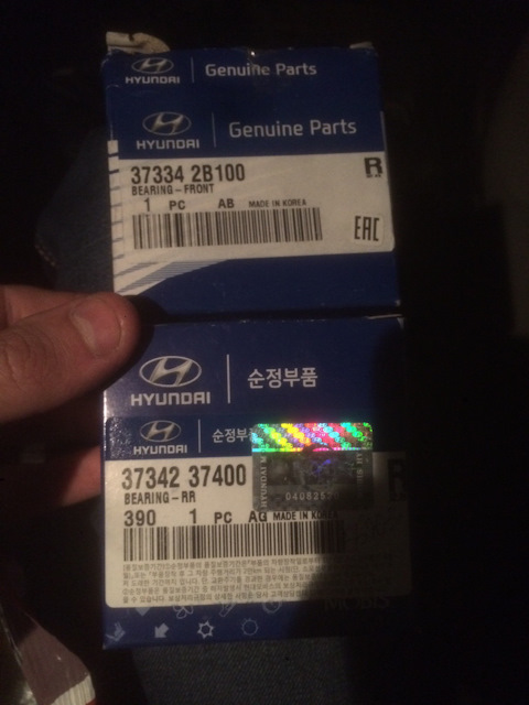 373342B100 ШАРИКОВЫЙ ПОДШИПНИК D=38ММ KIA HYUNDAI | Запчасти на DRIVE2