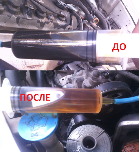 Замена жидкости в ГУРе 1.09.2016г — Honda Odyssey (1G), 2,3 л, 1998 ...