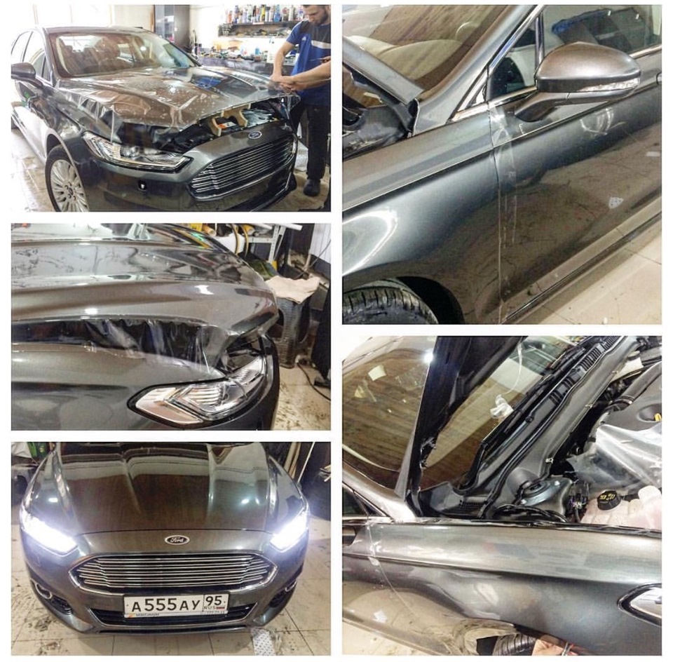 Морда под защитой!) — Ford Mondeo V, 2 л, 2015 года | тюнинг | DRIVE2