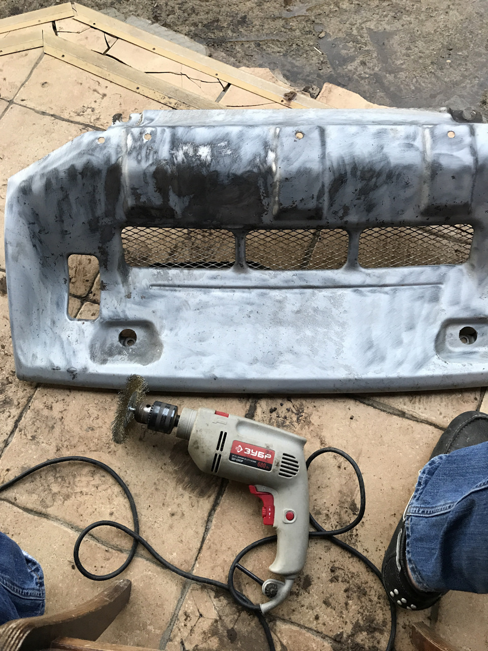 Покрасил защиту — Mitsubishi Pajero (4G), 3 л, 2008 года | своими ...