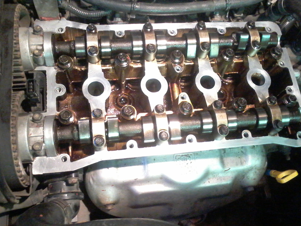 Замена прокладки клапанной крышки. — Chevrolet Lacetti 5D, 1,6 л, 2007 ...