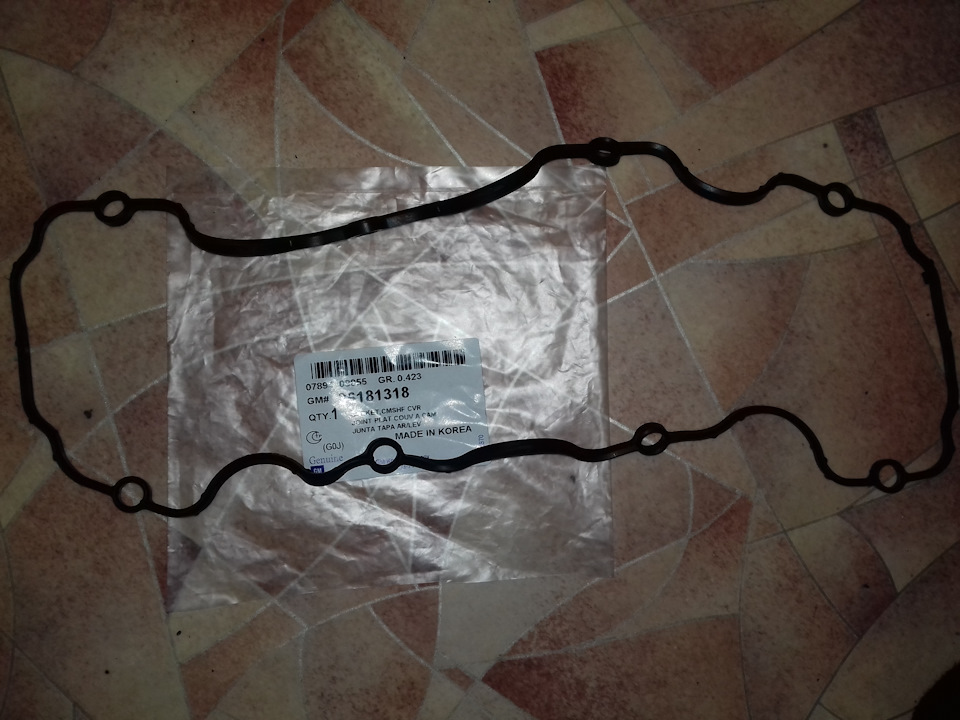 96181318 Прокладка клапанной крышки 1.5… GM | Запчасти на DRIVE2