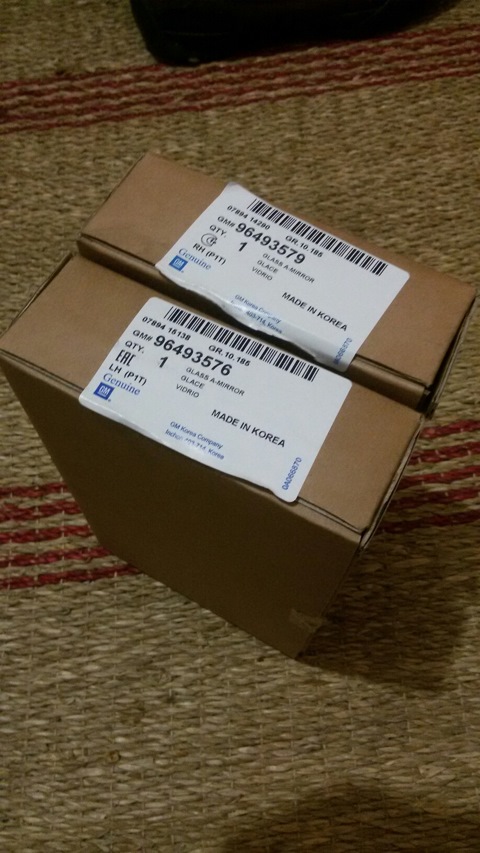 96493576 Зеркала стекло левое GM | Запчасти на DRIVE2