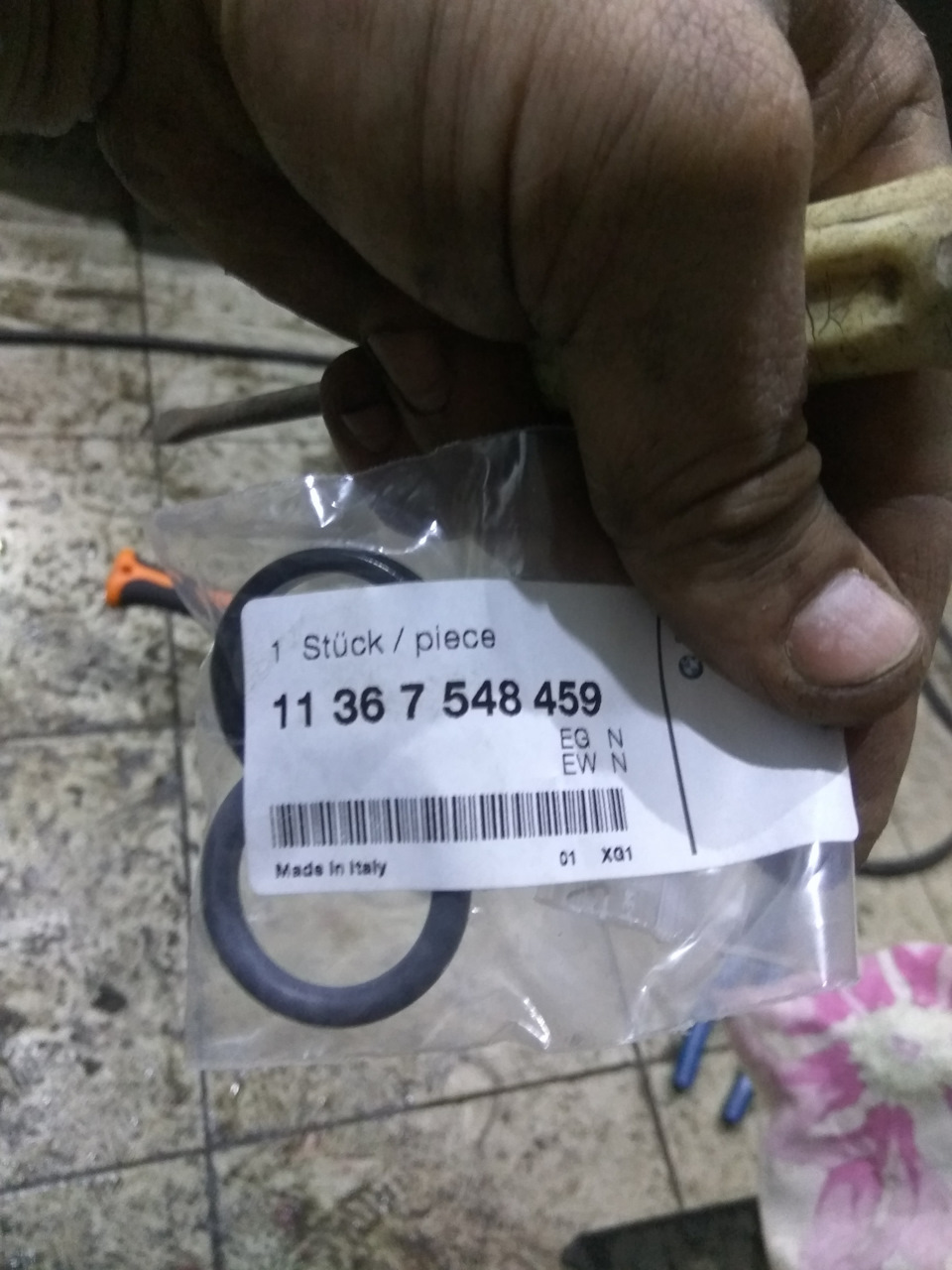 11367548459 Уплотнения электромагнитного клапана BMW | Запчасти на DRIVE2