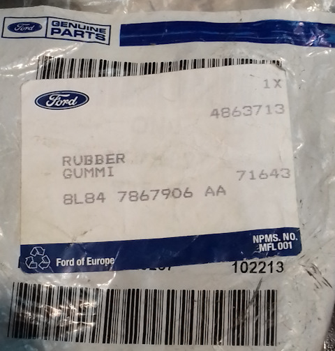 4863713 Манжеты сайлентблока (2 шт) Ford | Запчасти на DRIVE2