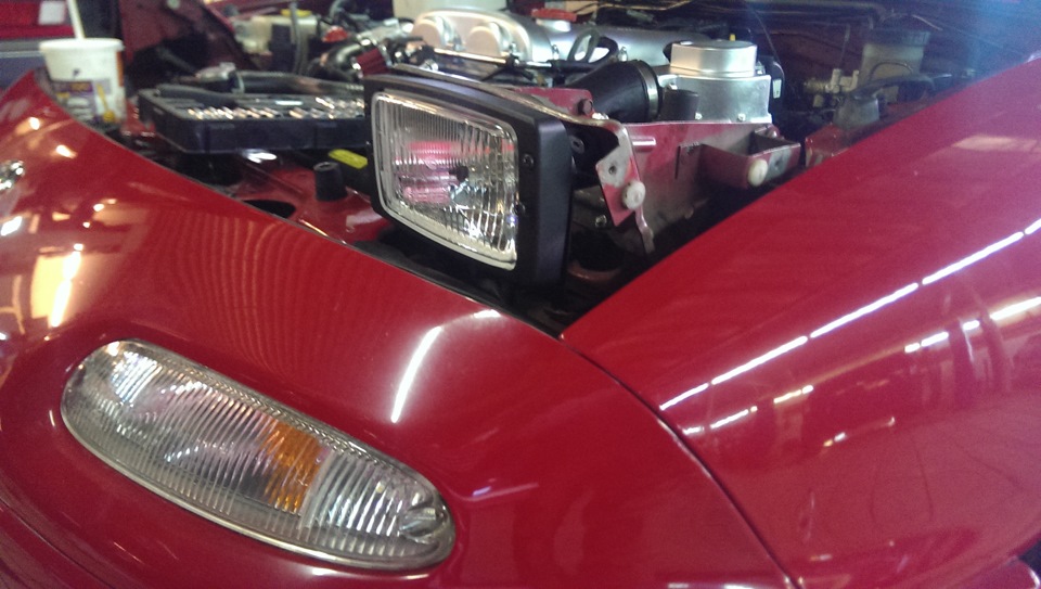 Наконец-то пришли новые фары — Mazda MX-5 (NA), 1,6 л, 1991 года ...