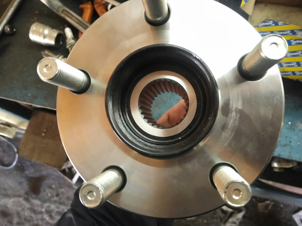 Замена ступицы (NTN HUB213T-4) — Subaru Outback (BP), 2,5 л, 2005 года ...