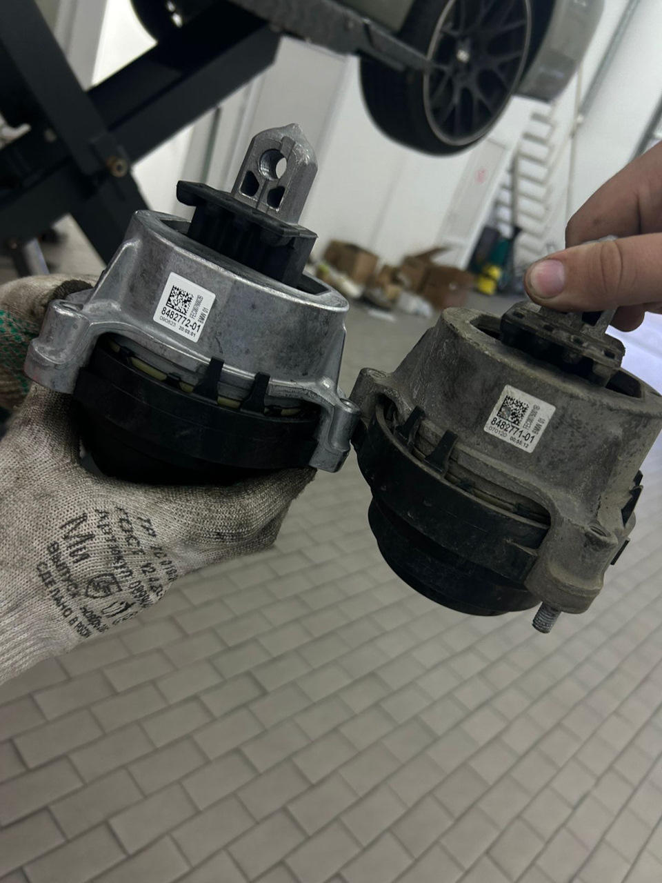 Замена подушек двигателя — BMW 5 series Touring (G31), 2 л, 2020 года ...