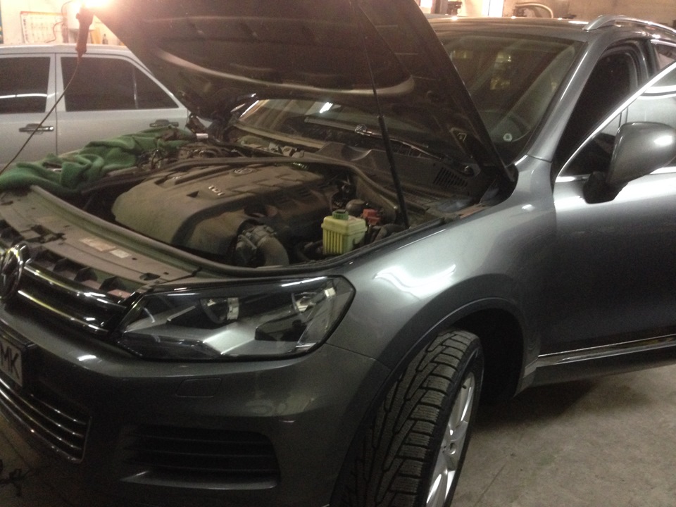 Chiptuning (чип-тюнинг) VW Touareg NF 3.0 TDI 245 л.с. от DYNATEK с использованием SpiderBOOT ...