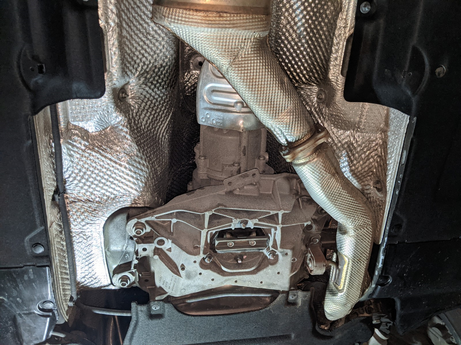 11. ТО. Облицовка днища + Масло АКПП + Слив Adblue — Audi Q5 (1G), 3 л ...