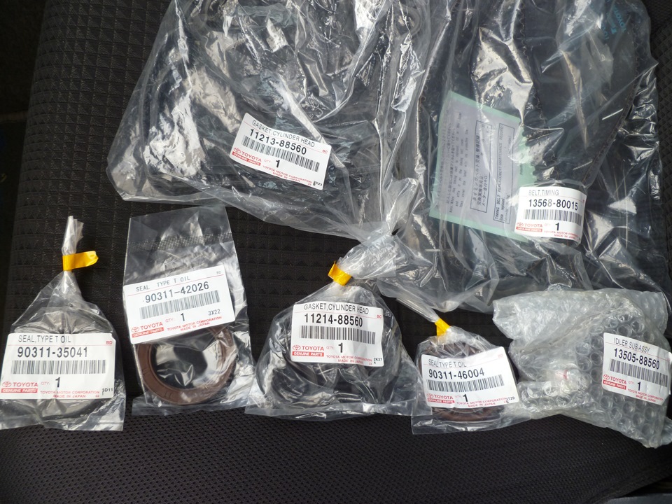 Замена прокладки клапанной крышки — Toyota Caldina (210), 2 л, 2000 ...