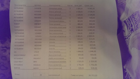 1340A094 ПОЛИКЛИНОВЫЙ РЕМЕНЬ 6 PK 1513 Mitsubishi | Запчасти на DRIVE2