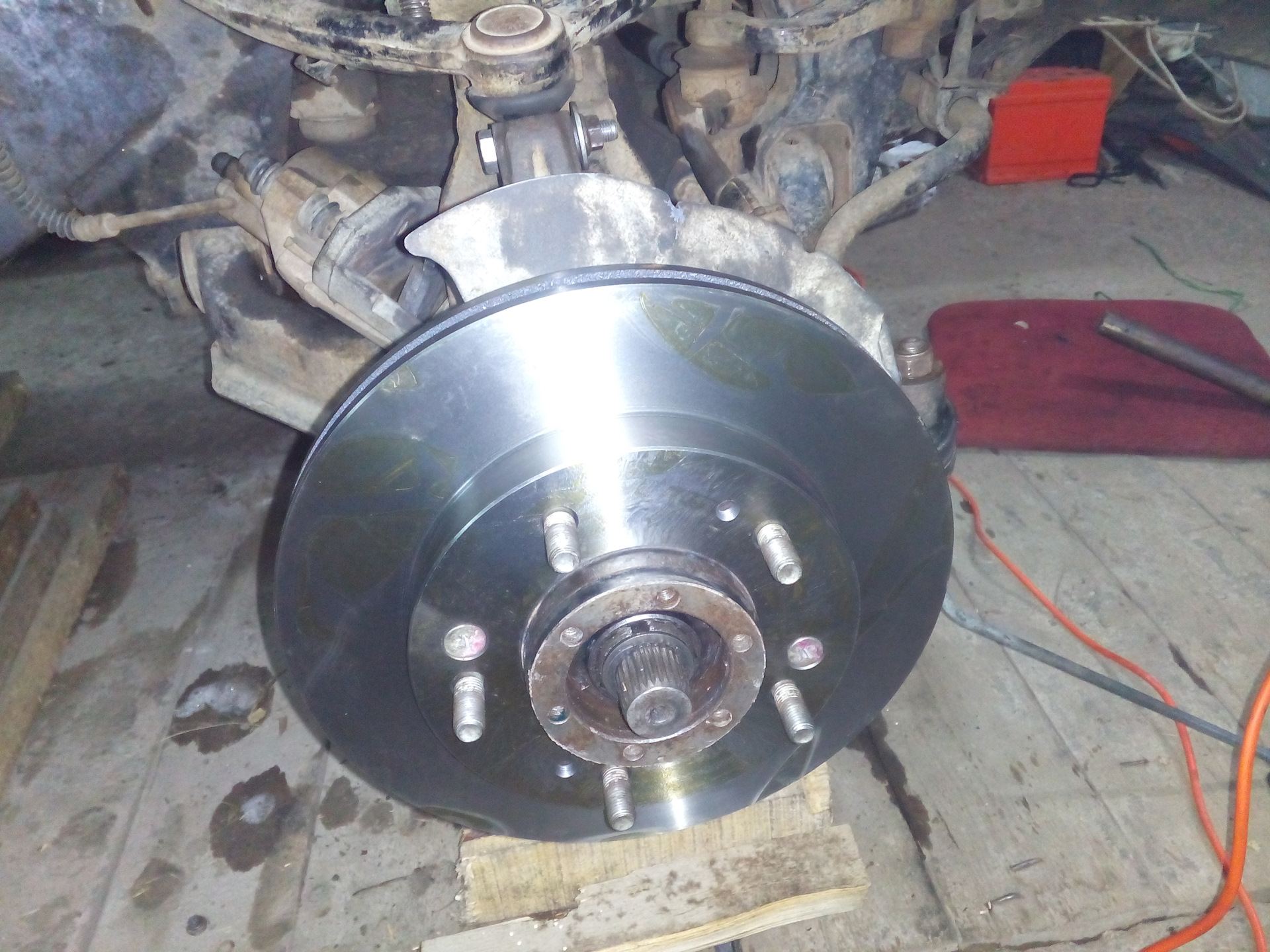 Лопнул тормозной диск… (часть 2) — KIA Sportage (1G), 2 л, 1993 года ...