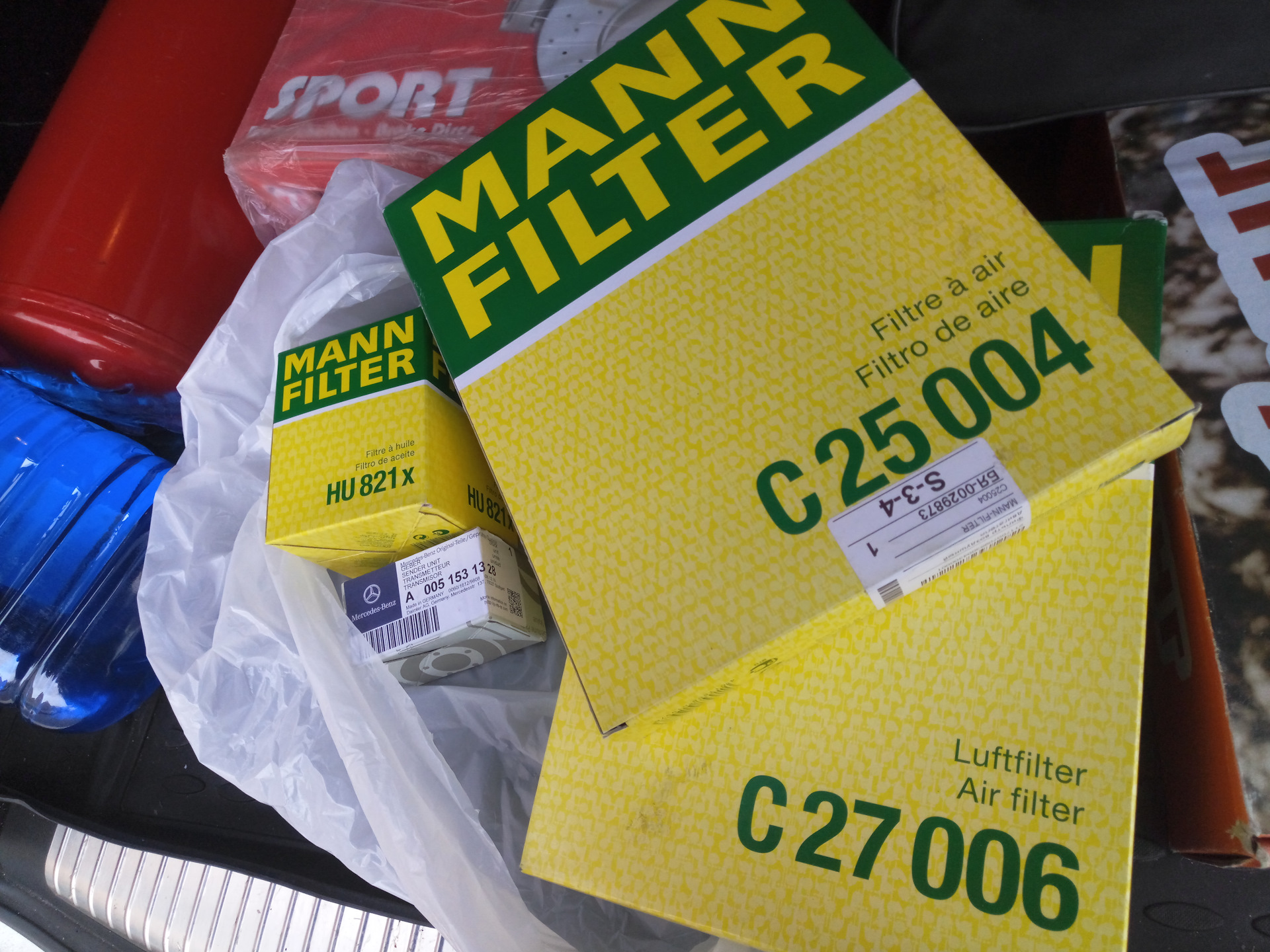 Очередное ТО — ничего необычного — Mercedes-Benz M-Class (W164), 3,2 л ...