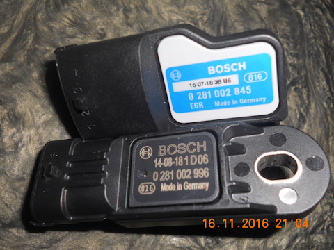 0281002996 Датчик давления наддува BOSCH | Запчасти на DRIVE2