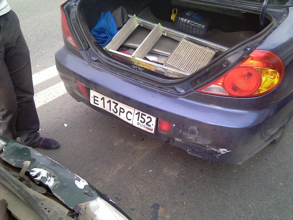 На Абордаж! …Fail… — KIA Spectra, 1,6 л, 2006 года | ДТП | DRIVE2