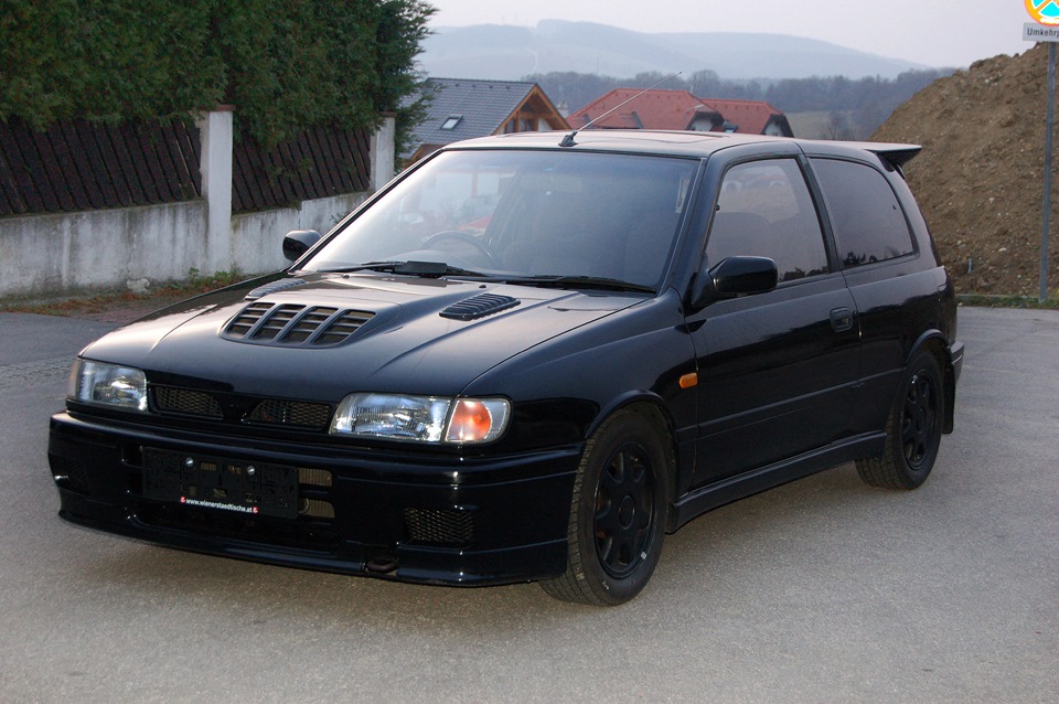 Когда-то помню мечтал о такой, с ноздрями :-) — Nissan Sunny (N13), 1,4 ...