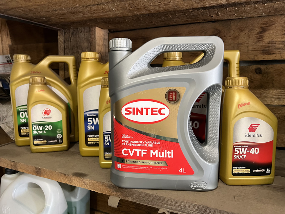 Промежуточная замена масла в вариаторе. Sintec CVTF Multi — Mitsubishi Delica D:2 (1G), 1,2 л ...