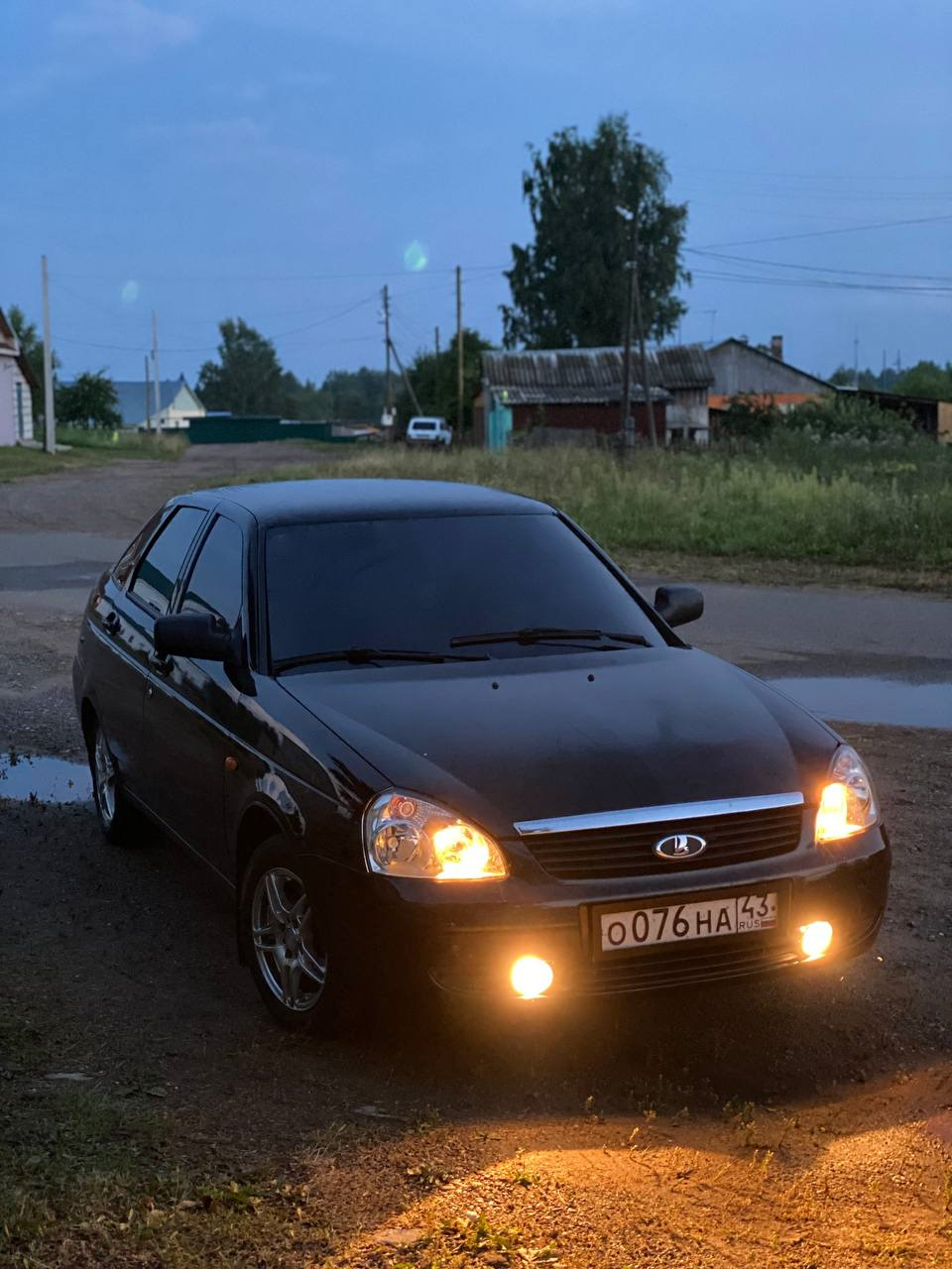 Тонировка в круг — Lada Приора хэтчбек, 1,6 л, 2009 года | тюнинг | DRIVE2
