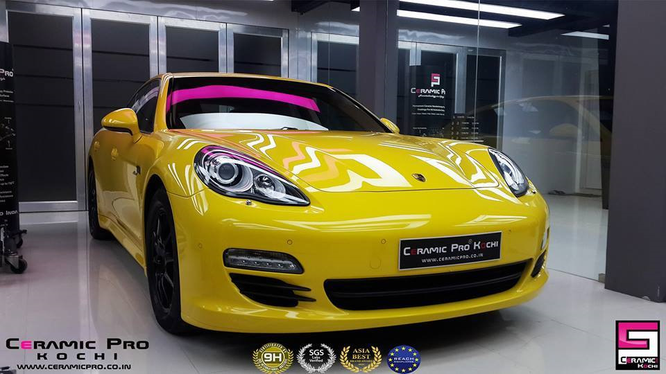 Гарантированная защита автомобиля Porsche Panamera уникальным покрытием Ceramic Pro 9H ...