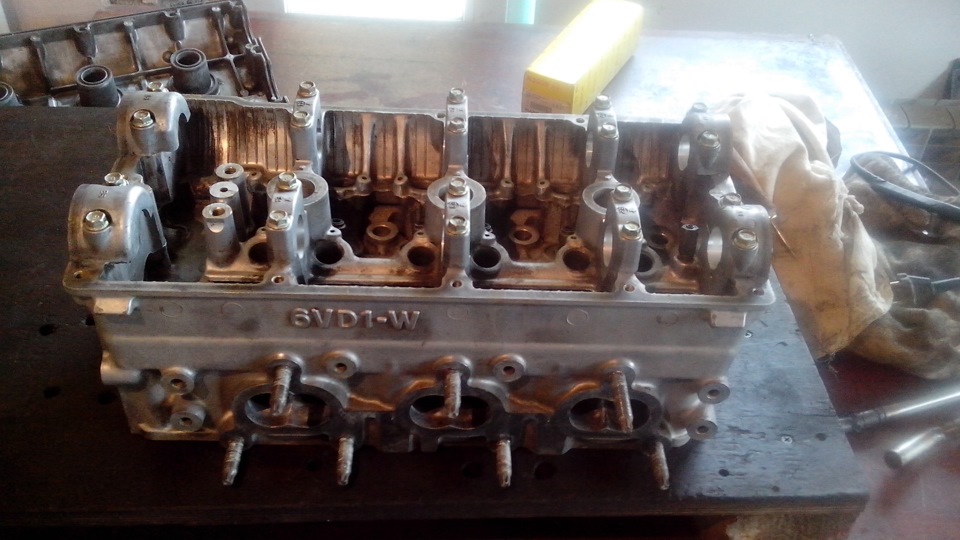 Доводка Мотора — Замена ГБЦ (6VD1-W) — Opel Monterey, 3,5 л, 1993 года ...