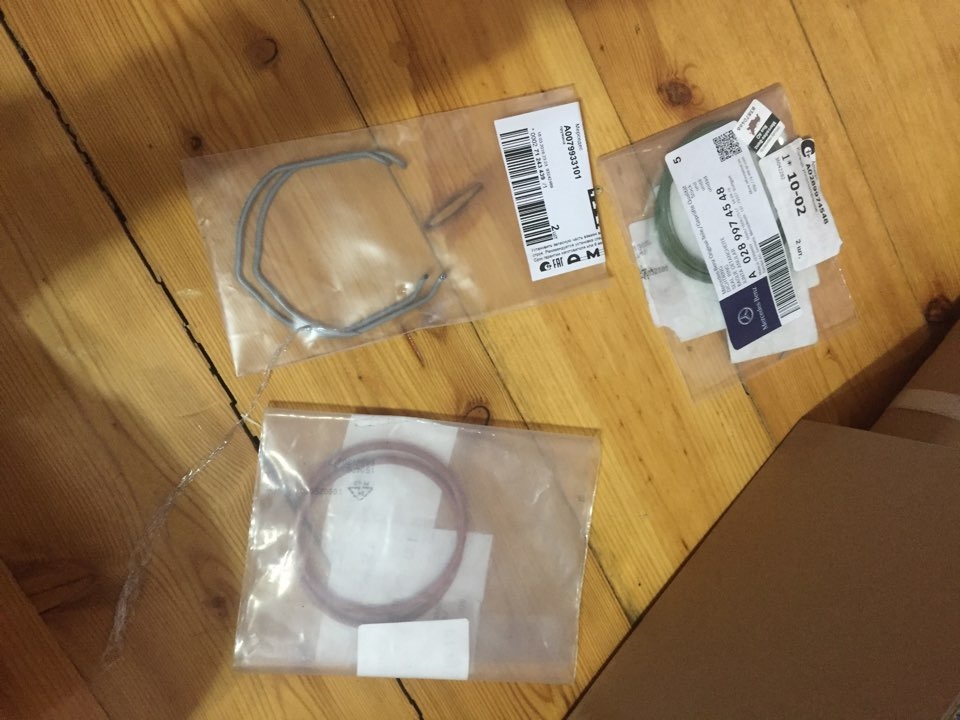 A0289974548 Кольцо уплотнительное трубки радиатора Mercedes | Запчасти ...