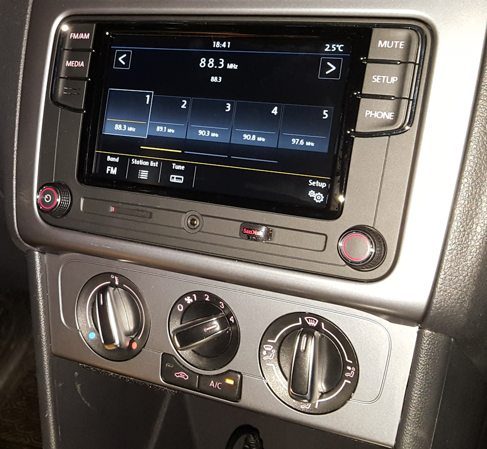 RCD330G Plus — вопросов стало меньше — Volkswagen Polo Sedan, 1,6 л ...