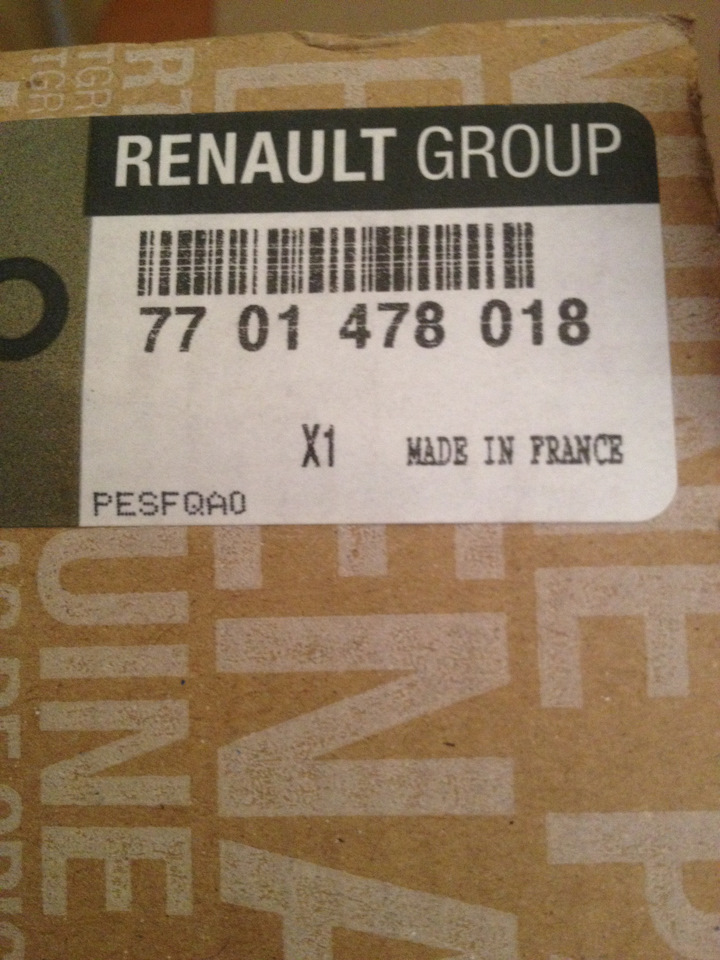 7701478018 Насос системы охл двигателя RENAULT | Запчасти на DRIVE2