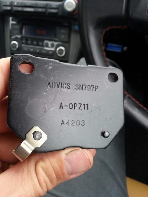 SN797P Задние дисковые колодки ADVICS | Запчасти на DRIVE2